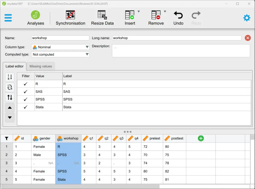 A Comparative Review of the JASP Statistical Software | r4stats.com